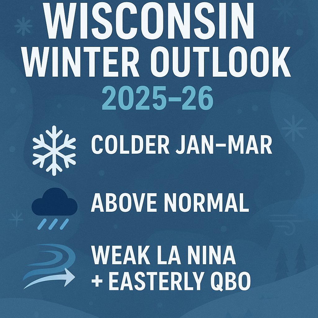 Winter Outlook 2025–26: More Snow & Colder for Wisconsin | Wisconsin ...