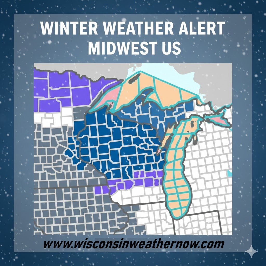 Wisconsin Winter Storm: Rain Turns to Snow Sunday Night With Strong ...