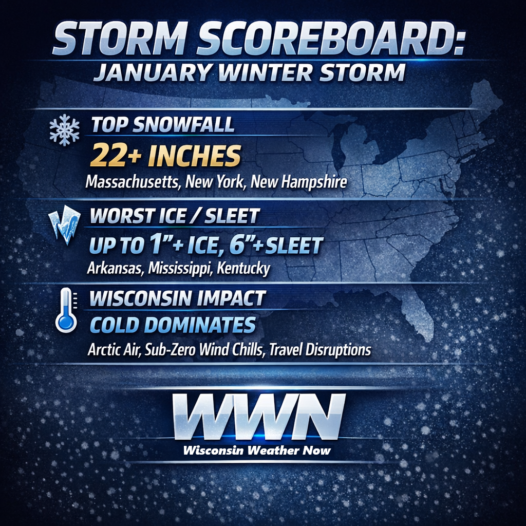 Storm Scoreboard: Where January’s Massive Winter Storm Hit Hardest, and ...