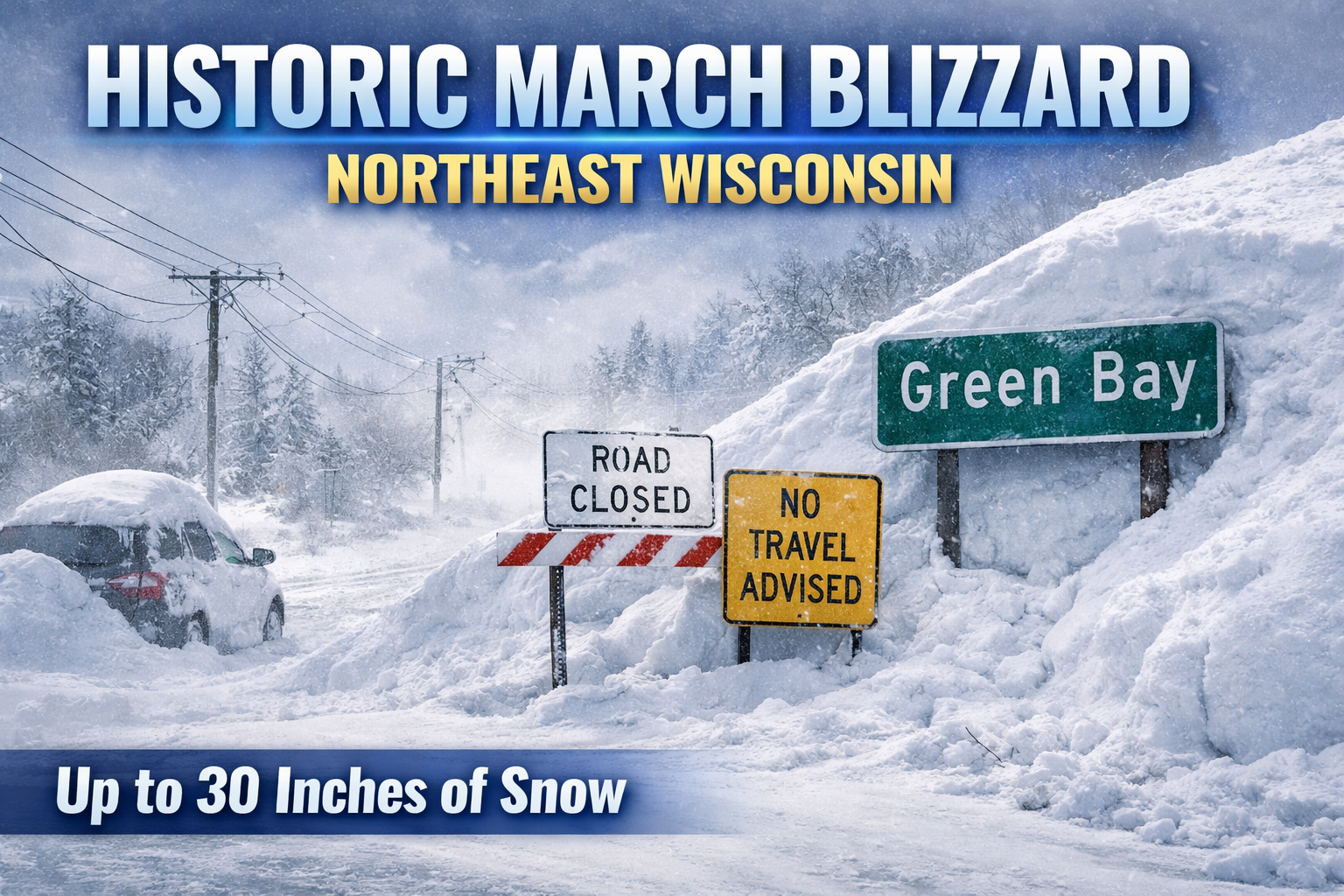Historic March blizzard buries northeast Wisconsin. What you need to ...